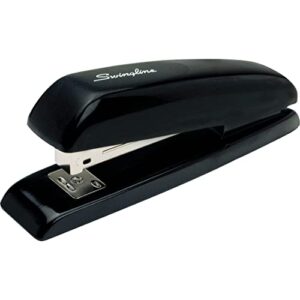 swingline stapler, office desk stapler, 20 sheet paper capacity, durable, heavy duty stapler for office desktop or home office supplies, black (64601)