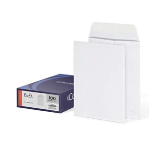 columbian catalog envelopes, 6″ x 9″, release & seal self-sealing closure, 28 lb white wove, 100 per box (colo652)