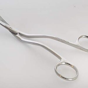 Mazbot 6 Inch Bent Handle Curved Embroidery Scissors---Perfect for Machine Embroidery