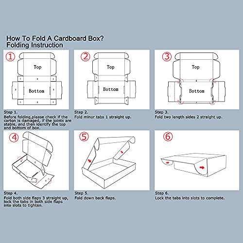 HORLIMER 12x9x4 inches Shipping Boxes Set of 20, White Corrugated Cardboard Box Literature Mailer