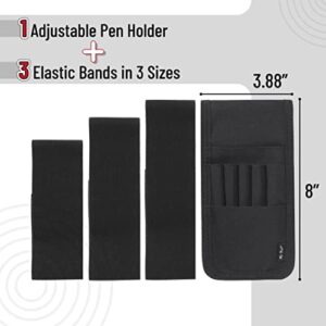 Mr. Pen- Adjustable Elastic Band Pen Holder, Pen Holder for Notebook, Planner Pen Holder, Notebook Band Pen Holder, Journal Pen Holder, Pen Sleeve Notebook, Pencil Holder for Notebook