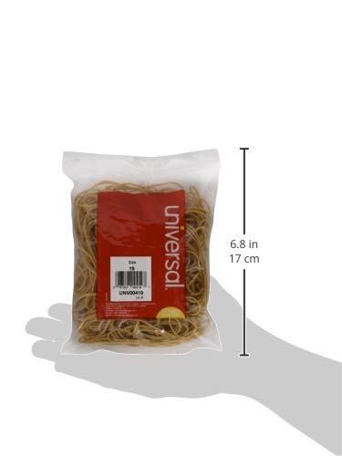 Universal 00419 19-Size Rubber Bands (335 Per Pack), Beige