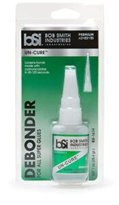 bob smith industries bsi-161h un-cure super glue debonder, 1 oz.,clear