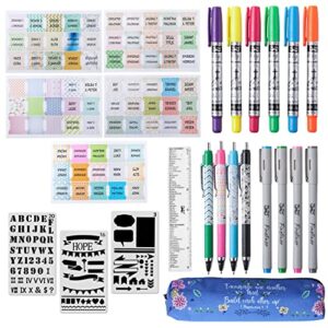 mr. pen- bible kit, bible journaling supplies, bible journaling kit, highlighters for bible pages, bible pens no bleed, bible highlighters and pens no bleed, bible journaling, bible study journal