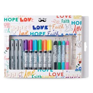 Mr. Pen- Bible Kit, Bible Journaling Supplies, Bible Journaling Kit, Highlighters for Bible Pages, Bible Pens No Bleed, Bible Highlighters and Pens No Bleed, Bible Journaling, Bible Study Journal