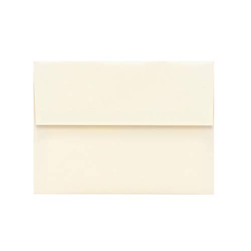 A7 ivory Invitation 5x7 Envelopes - Self Seal, Square Flap,Perfect for 5x7 Cards, Weddings, Birthday, invitations, Graduation, Baby Shower, 5.25 x 7.25 Inches , 100 Pack, ivory