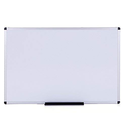 VIZ-PRO Dry Erase Board/Whiteboard, 48 x 36 Inches, Wall Mounted Board for School Office and Home