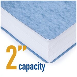 ACCO PRESSTEX Report Covers, Top Bound, 2.75 Inch Centers, Light Blue, 8.5 x 11 Inches , 2 Per Pack (A7022272A)