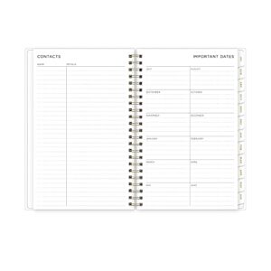 Ashley G for Blue Sky 2023-2024 Academic Year Weekly and Monthly Planner, 5" x 8", Flexible Cover, Wirebound, Multi Color Smoke (133682-A24)