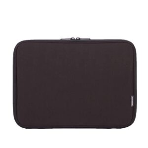 Inntzone 15.6 Inch Foldable Laptop Sleeve Slim Case Lightweight Bag Notebook Computer Carrying Flip Cover - Black