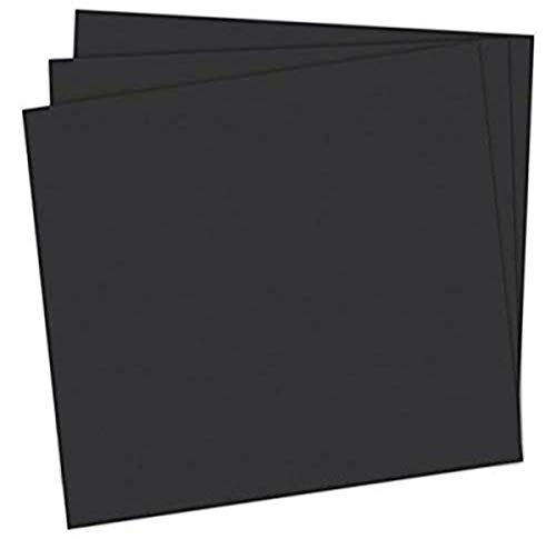 School Smart 1485728 Railroad Board, 4-ply Thickness, 22" x 28", Black (Pack of 25)