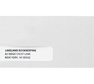 500 Number 10 Single Window Envelopes - Thick Gummed Seal - Designed for Secure Mailing of Quickbooks Checks, Invoices, Business Statements, Personal Letters - 4 1/8 x 9 1/2