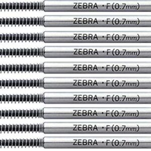 zebra pen refills 0.7mm pack of 10" f-701"