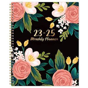 monthly planner 2023-2025 – jul. 2023 – jun. 2025, monthly calendar 2023-2025, 9″ x 11″, 2 year monthly planner with monthly tabs, flexible cover,twin-wire binding, perfect organizer