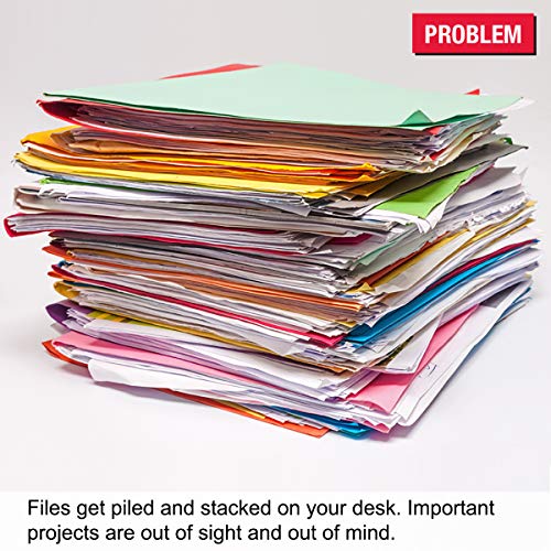 Ultimate Office StationMate StepUp File Desktop Organizer with PocketFiles (Includes 25, 5th-Cut PocketFiles)