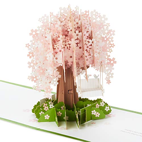 Hallmark Signature Paper Wonder Pop Up Valentines Day, Anniversary , Love , Romantic Birthday Card (Cherry Blossom Tree)