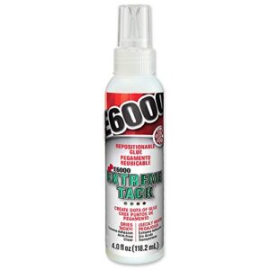 e6000 565104 extreme tack adhesive – 4 fl oz shelf bottle