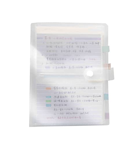 YOAVIP 3x5 Index Cards Clear Plastic Holder Organizer Pouches Book Binder 40 Page Hold 160 Cards