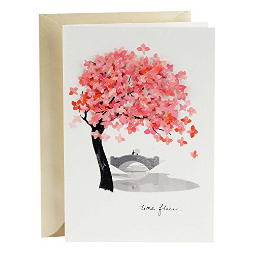 Hallmark Signature Love Card, Time Flies (Romantic Anniversary Card, Birthday Card, Sweetest Day Card)