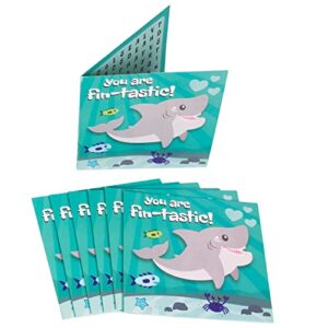 28-Pack Sea Life Valentines Day Cards with Envelopes I Word Search Game Valentines Day Cards for Kids School I Valentines Day Gifts for Kids Party Favor I Exchange Valentines Cards for Kids Classroom