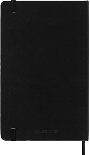 Moleskine 2023 Weekly Horizontal Planner, 12M, Large, Black, Hard Cover (5 x 8.25)