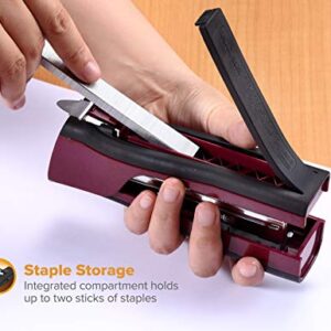 Bostitch Office Dynamo Stand-Up Stapler with Built-in Pencil Sharpener, Staple Remover and Staple Storage (B696R-MAG)