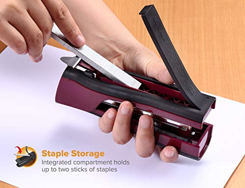 Bostitch Office Dynamo Stand-Up Stapler with Built-in Pencil Sharpener, Staple Remover and Staple Storage (B696R-MAG)