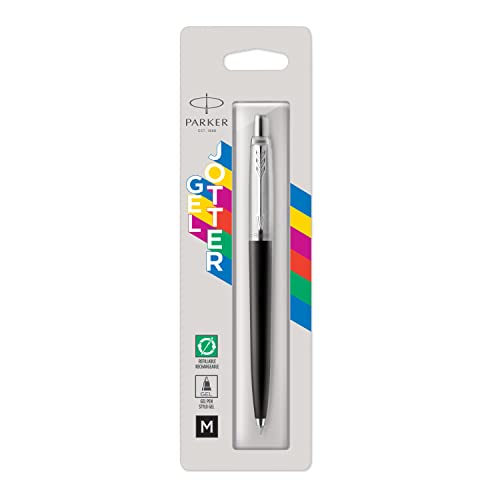 Parker Jotter Originals Gel Pen |'90s Retro Black Finish | Medium Point (0.7 mm) | Black Ink | 1 Count