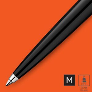 Parker Jotter Originals Gel Pen |'90s Retro Black Finish | Medium Point (0.7 mm) | Black Ink | 1 Count