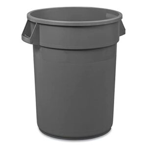 boardwalk 32glwrgra round waste receptacle lldpe 32 gal gray