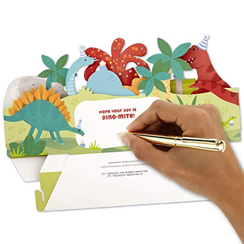 Hallmark Paper Wonder Pop Up Birthday Card for Kids with Sound (Dinosaur, Volcano)