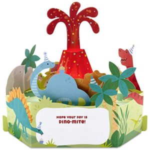 Hallmark Paper Wonder Pop Up Birthday Card for Kids with Sound (Dinosaur, Volcano)