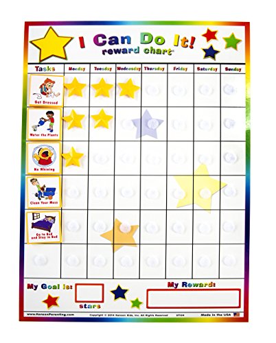 Kenson Kids "I Can Do It" Reward and Responsibility Chart, 11 X 15.5-Inch