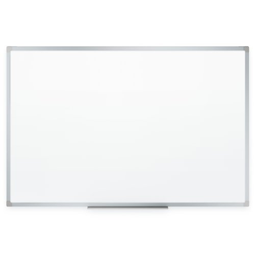 Mead Dry Erase Board, Whiteboard / White Board, 24 x 18 Inches, Silver Finish Aluminum Frame (85355)