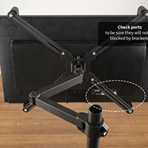 VIVO Adapter VESA Mount Kit for 20 to 30 inch LED LCD Monitor Screen, 75mm and 100mm mounting Bracket, Stand-VAD1