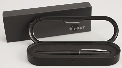 PILOT Metropolitan Collection Fountain Pen, Black Barrel, Classic Design, Fine Nib, Black Ink (91111)