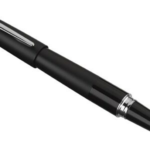 PILOT Metropolitan Collection Fountain Pen, Black Barrel, Classic Design, Fine Nib, Black Ink (91111)