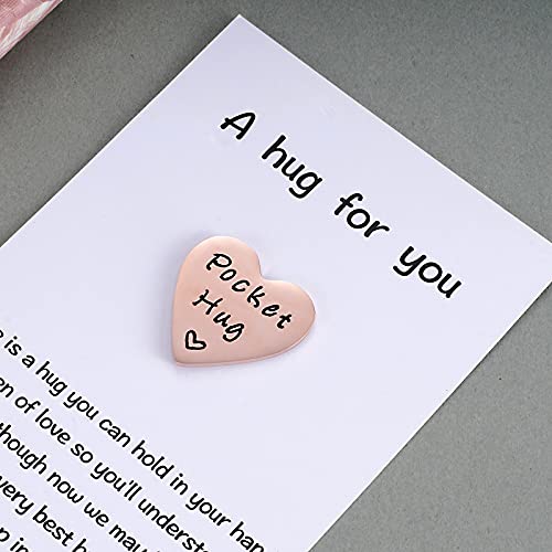 MIXJOY Cute Little Heart Pocket Hug Token Gift Card - Isolation NHS Social Distancing Thinking of You Love Gift for Family Friends