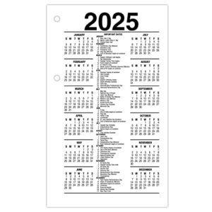 AT-A-GLANCE 2023 Daily Desk Calendar Refill, 3-1/2" x 6", Loose Leaf (E71750)