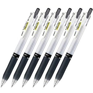 zebra sarasa mark on gel ink 0.5mm ballpoint pens ink color (black) pack of 6