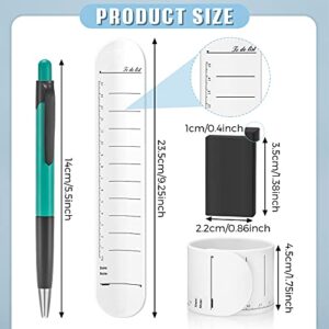 2 Pieces Reusable Erasable to Do List Silicone Wrist Band with 1 Pieces Rolling Ball Gel Ink Pen and 1 Pieces Eraser for Daily Planner, Memo Pad