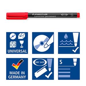 Staedtler Permanent Markers (STD313WP4A6), Pack of 4 pens