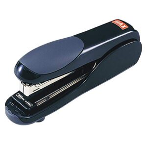 max flat-clinch black standard stapler with 30 sheet capacity (hd-50dfbk)