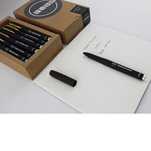 Fengtaiyuan 038P18, Gel Ink Rollerball Pens, Black Ink, Ultra FIne 0.38mm, 18 Pack, Writing Smooth, Cool Pens (0.38mm-Black-18Pack)