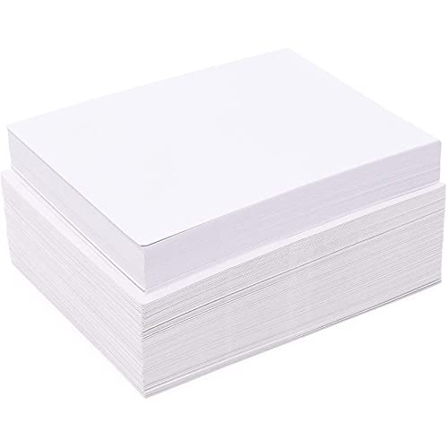 Pipilo Press 100 Pack Blank Invitation Cards with Envelopes for Weddings, Birthday Party, Baby Shower, DIY (5x7 In)