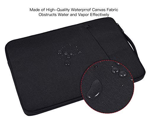 14 Inch Laptop Sleeve Case for Dell XPS 15/Latitude 14/Inspiron 14, Acer HP Lenovo ASUS Chromebook 14/ HP Stream 14/ ASUS ZenBook VivoBook 14/ IdeaPad 3 Computer Notebook Bag(Black)