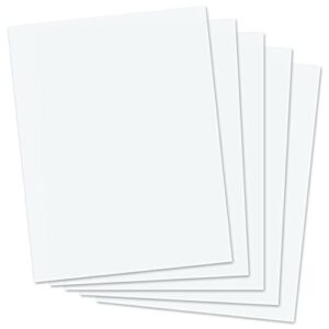 SmartSolve 3 pt. Water-Soluble Paper, White, IT118698, Dissolves Quickly In Water, Biodegradable, Printer Compatible, Crafts, Drawing, Notes, Letter Size, 8.5” x 11”, Pack Of 10 Sheets