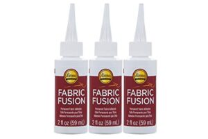 aleene’s fusion fabric glue, 2 fl oz – 3 pack, clear