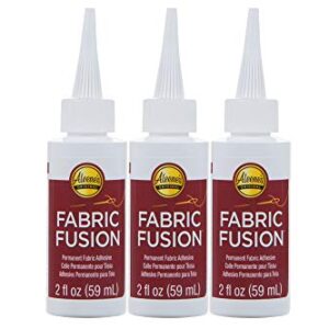 Aleene's Fusion Fabric Glue, 2 Fl Oz - 3 Pack, Clear