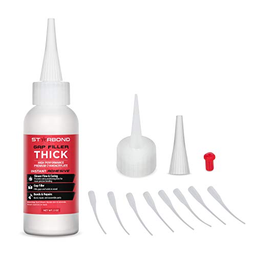 Premium CA Glue with Activator Bundle by STARBOND - (2oz) Thin CA Glue, Medium CA Glue, Thick CA Glue, 6 oz. Aerosol Accelerator - CA Glue for Woodworking, Woodturning, Hobby Models, 3D Printing